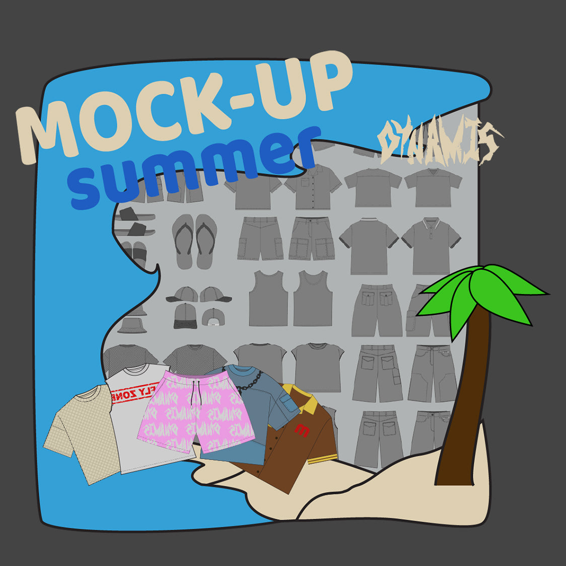 MOCKUP SUMMER PACK – Dynamis Clothing